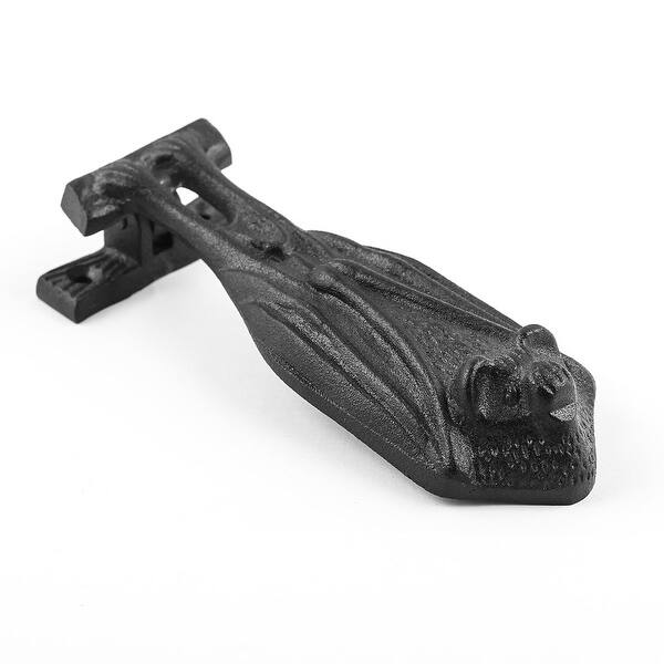 Door Knockers for Front Door 5" Black Cast Iron Bat Shaped Door Knocker ...