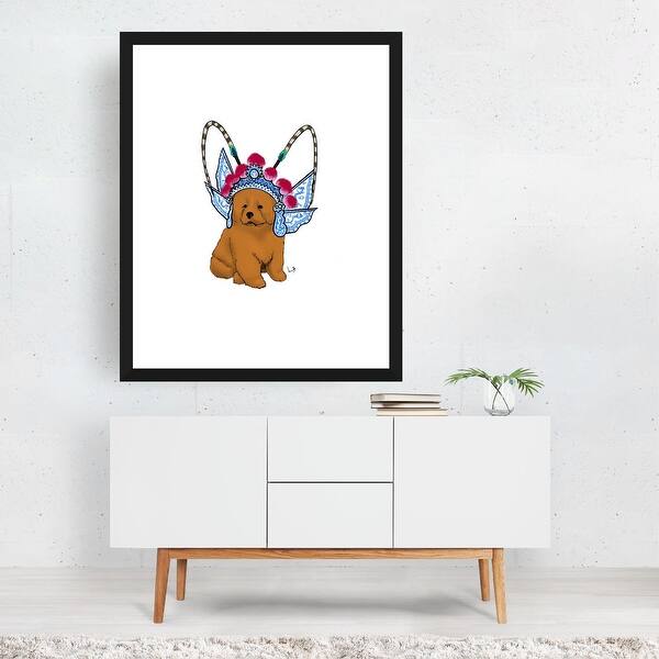 Peking Opera x Chow Chow Drawing Animals Dog Puppy Art Print/Poster ...