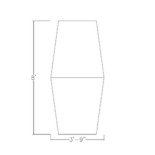 8 Person Hexagon Conference Room Table With X Bases Electrical Modules ...