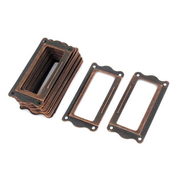 Cupboard Filing Cabinet Drawer Tag Label Name Card Frame Holder ...