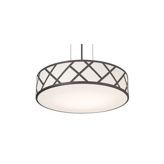 AFX Haven 17'' Medium Base Pendant - Black Finish - Bed Bath & Beyond ...