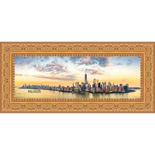 36x12 Ornate Gold Wood Picture Panoramic Frame - Panoramic Poster Frame ...