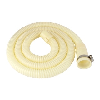 6.6Ft PVC Washing Machine Drain Hose Washer Water Pipe Connector Beige ...
