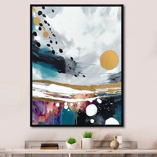 Designart "Discovering The Magic Of Boho Iv" Abstract Framed Wall Decor ...