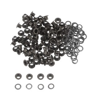 100set Grommets Kit Metal Eyelets 3mm 0.12" Grommet for Shoes Clothes ...