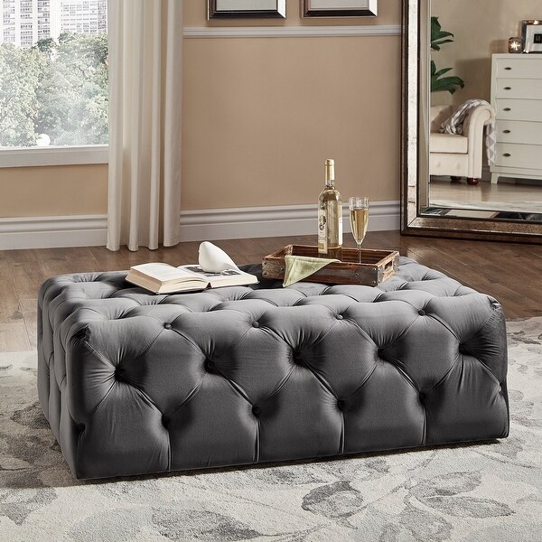 Knightsbridge tufted ottoman store