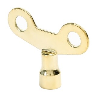 5pcs Water Tap Knob Switch Square Faucet Key for Radiator Valve - Gold ...
