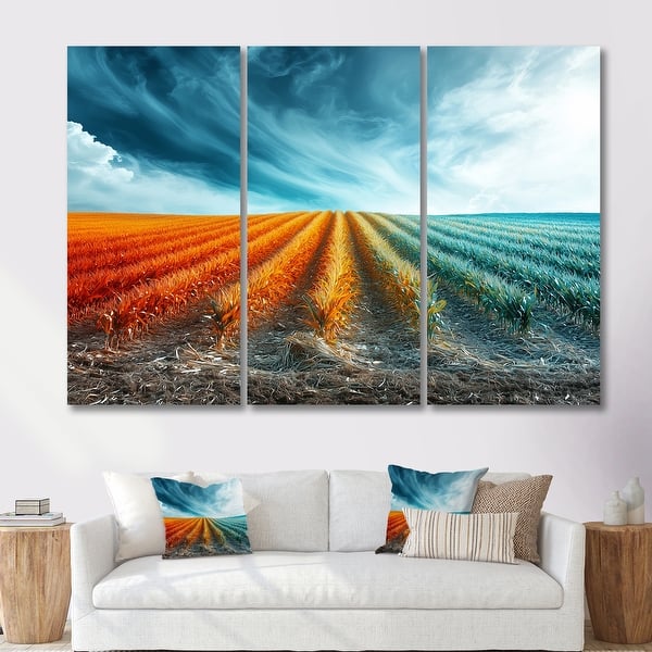cornfield wall art
