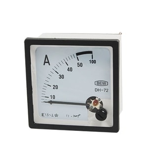 Fine Turning Dial AC 0-50A Analog Ammeter Panel Meter - AC 0-50A - Bed ...