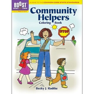 Boost Community Helpers Coloring Book Gr Pk-K - Bed Bath & Beyond ...