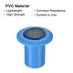 PVC Air Stone Pipe End Cap Fitting 20mm OD for Water Tank Drain, Blue ...