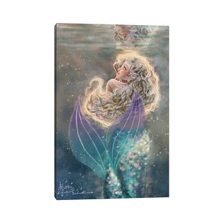 iCanvas "Ste-Anne Mermaid Under The Water" by Anastasia Tsai Canvas ...