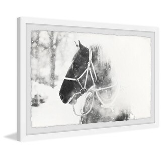 'Cold Breath' Framed Painting Print - Bed Bath & Beyond - 32407108