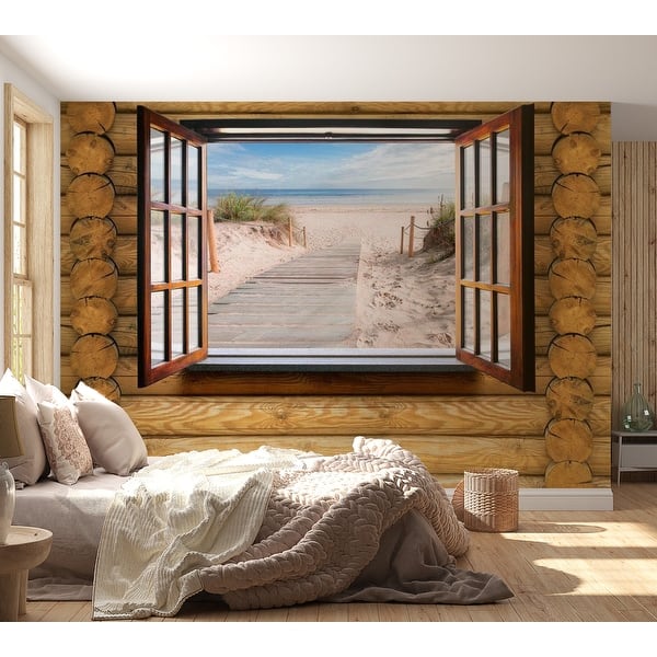 window wall mural wallpaper