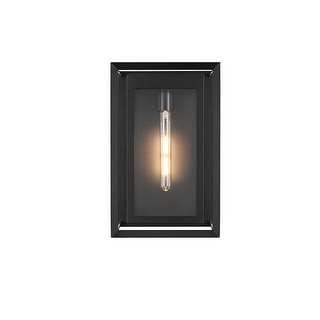Ambrose Outdoor Wall Sconce in Black - Bed Bath & Beyond - 42748754