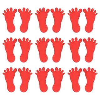 Feet Markers 2.36x4.72 Inch 9 Pair Foot Spot Markers Floor Markers Red ...