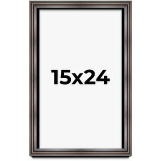 15x24 Shadow Box Frame Brown Cherry | 2.625 Inches Deep Pine Wood - Bed ...