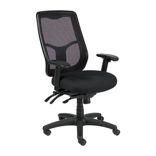 Eurotech Seating Apollo Multi Function Chair, High Back, Black Mesh ...