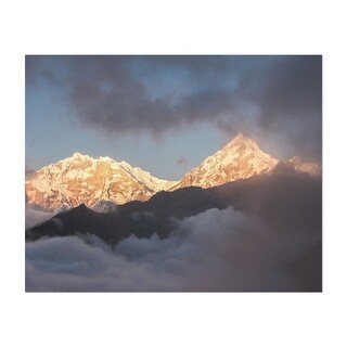 Himalayas Nepal Peak in the sunlight in the Himalaya Art Print/Poster ...