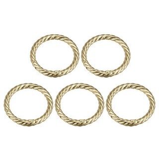 Purse Strap Rings, 5Pcs 42mm O Ring Metal Spring Snap Buckle for DIY ...
