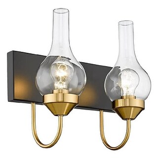 2-Lights farmhouse bathroom vanity lights Metal bathroom lights over ...