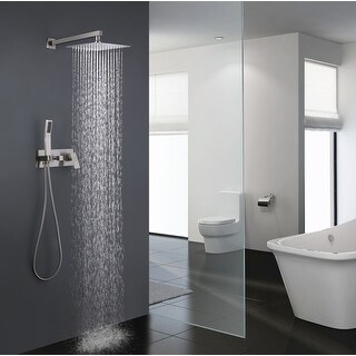 10 inch Shower System Bathroom Luxury Rainwater Mixer Shower ...
