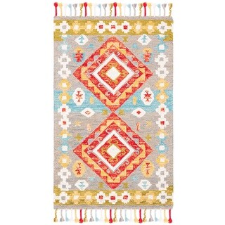 SAFAVIEH Handmade Saffron Jera Modern Tribal Cotton Rug - On Sale - Bed ...