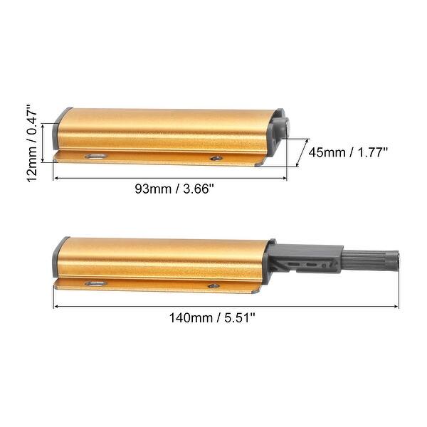 4Pack Push to Open Door Latch, Aluminum Alloy Magnetic Push Latches ...