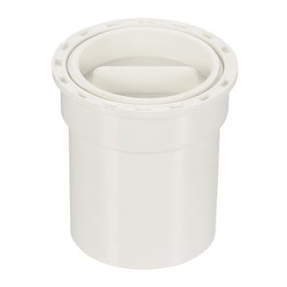 PVC Adapter with Check Cover, Slip Joint Thread Tube for Drain Pipe ...