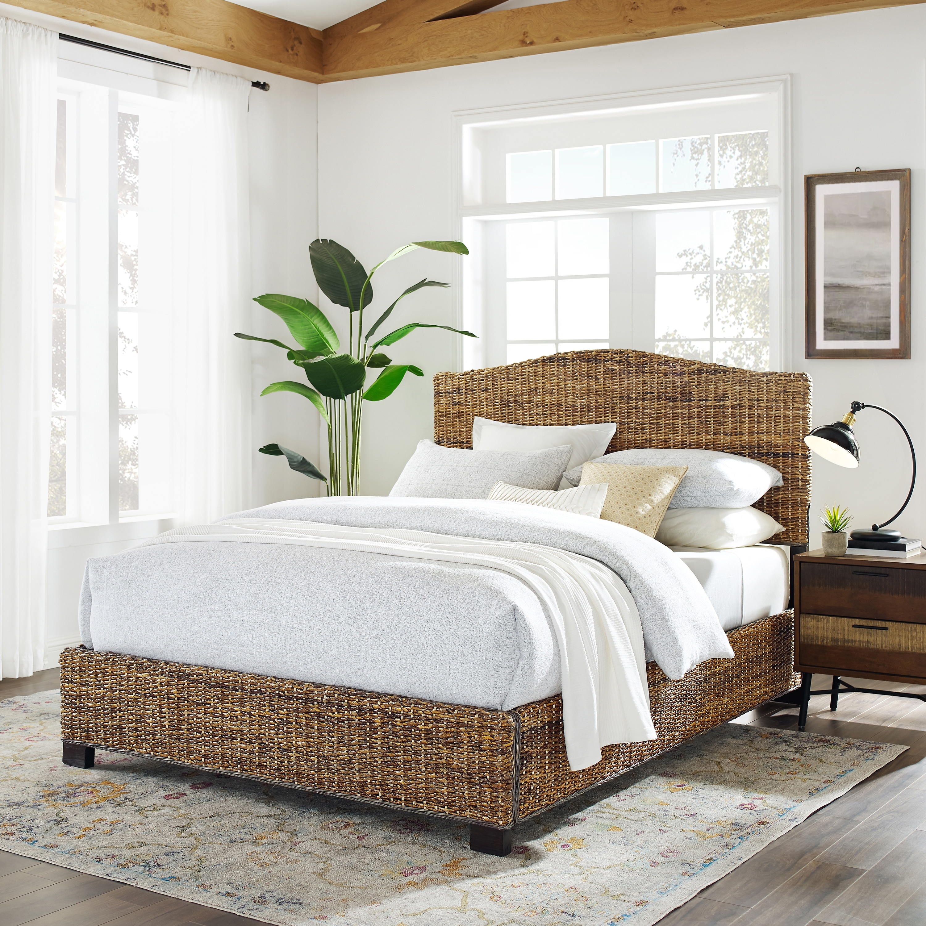 Wicker Rattan Bedroom Furniture Bed Bath Beyond