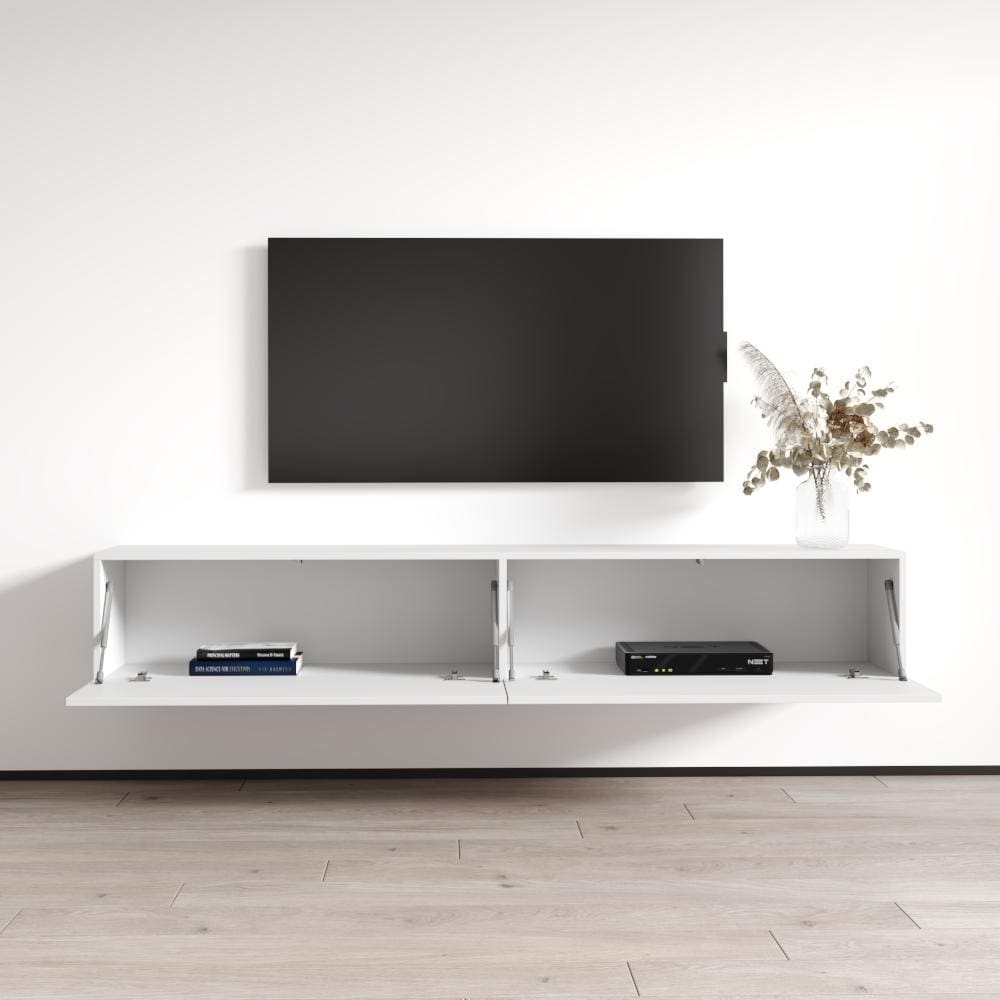 Meble Furniture Rugs Berno Modern High Gloss Wall Mounted Floating 71 TV for sale online eBay