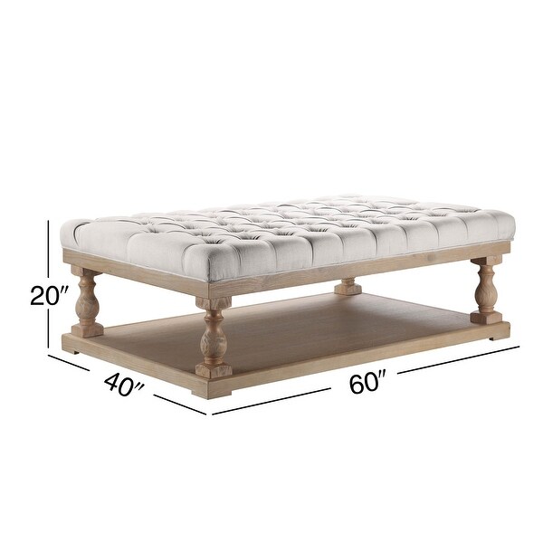 60 inch ottoman coffee table store