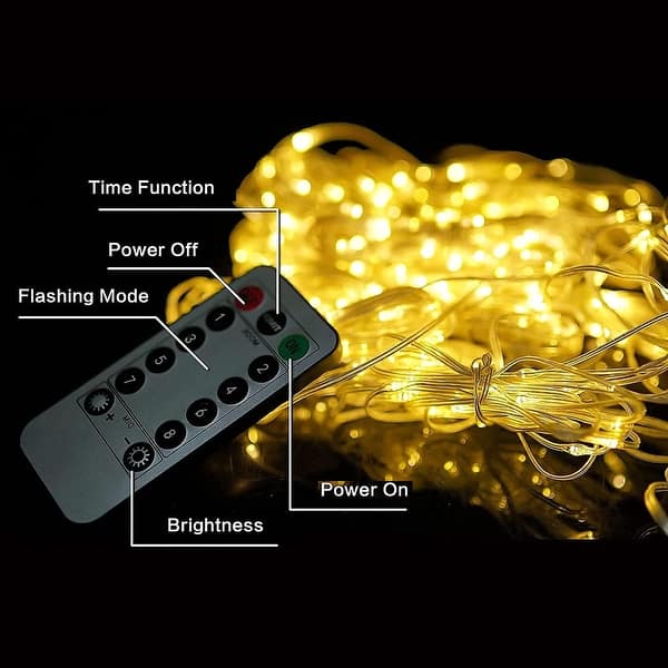 LED Curtain String Lights Twinkle Fairy Lights for Bedroom - 3 Pack - Bed Bath & Beyond - 38424961