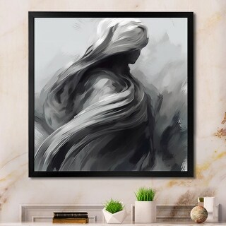 Designart "Invisible Man" Men Framed Wall Art For Living Room - Bed ...