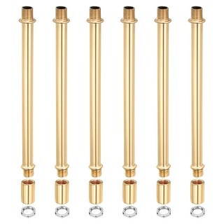 6set Lighting Downrod 6" M10 Thread Extension Rod Lighting Fixtures ...