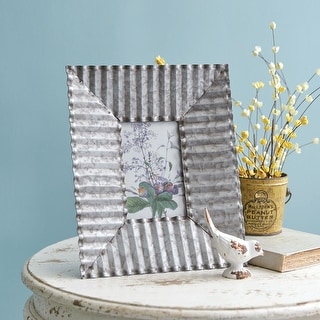 Corrugated Tin Photo Frame - 4x6 - Bed Bath & Beyond - 35492674