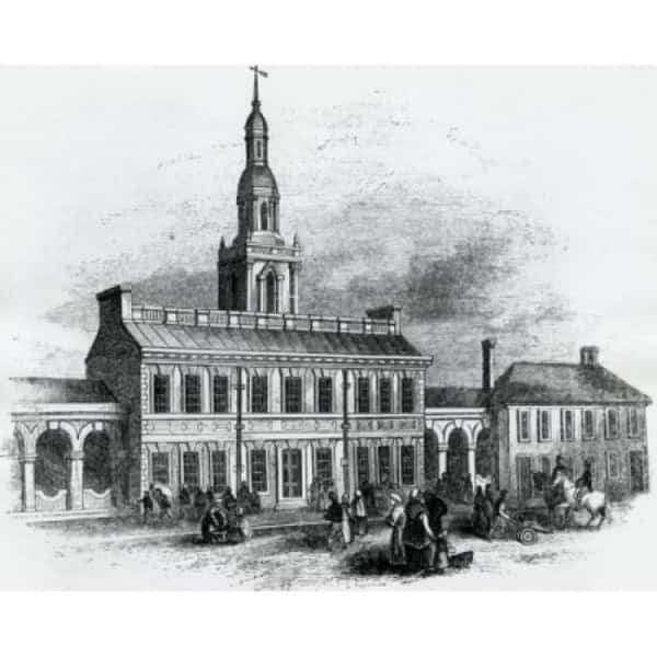 Independence Hall Philadelphia Pennsylvania 1776 Artist Unknown Poster Print Item Varsal25517381