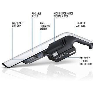 Hoover DustChaser Handheld Vacuum Cleaner, Cordless Mini Lightweight ...
