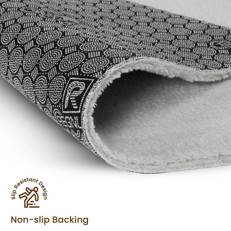 Non-skid Washable Kitchen Runner Rugs (Set of 2) - Set of 44 x 24 and ...