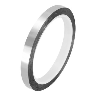 Silver Tone Metalized Tape 3/8 Inch x 55 Yards Decoration Tape for DIY ...