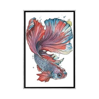 iCanvas "Siamese Fighting Fish I" by Irene Meniconi Framed - Bed Bath ...