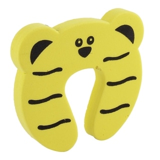 Cartoon Tiger Design Finger Protector Door Stopper Lock Guard - Black ...