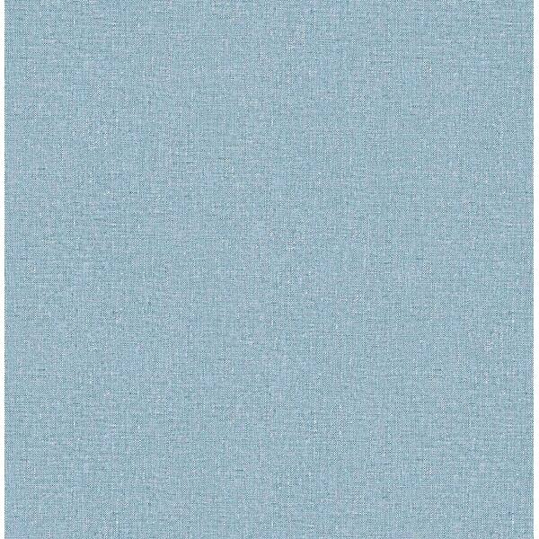 Fine Decor Grace Blue Linen Wallpaper - Bed Bath & Beyond - 35992258