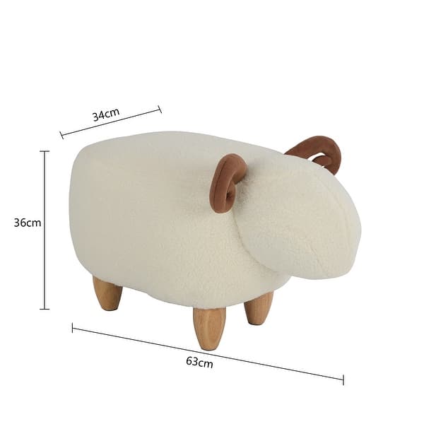 Ottoman Bedroom Furniture Animal Sofa Stool Little Sheep Shape - Bed ...