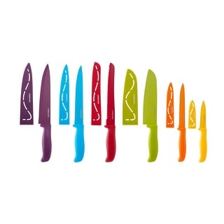 Farberware 12 Piece Multicolor Resin Cutlery Set - 7.09 x 2.56 x 13.78 ...