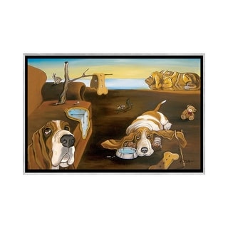 iCanvas "The Persistence Of Basset Hound" by Gretchen Kish Serrano ...