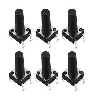 12x12x10mm Panel Momentary 4-Pin PCB DIP Tactile Tact Push Button ...