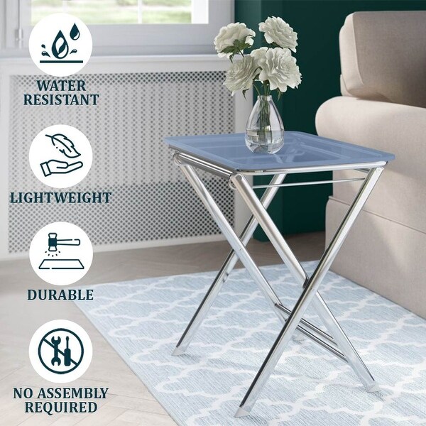 Tray bedside table store