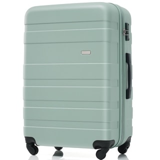 Light Green Luggage Expandable Hardshell Luggage Hardside Lightweight ...