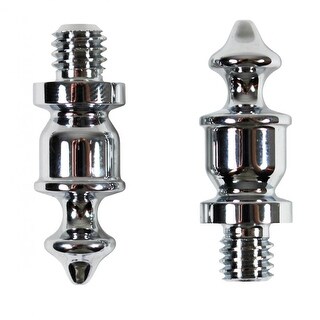 Bright Chrome Plated Large Cabinet Door Hinge Finial Pair 1-1/8 in ...